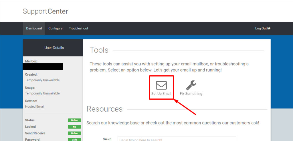Setting up email with Rackspace help - New Directions In Computing